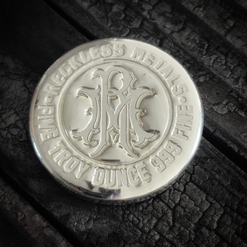Monogram 5 troy ounce – Reckless Metals