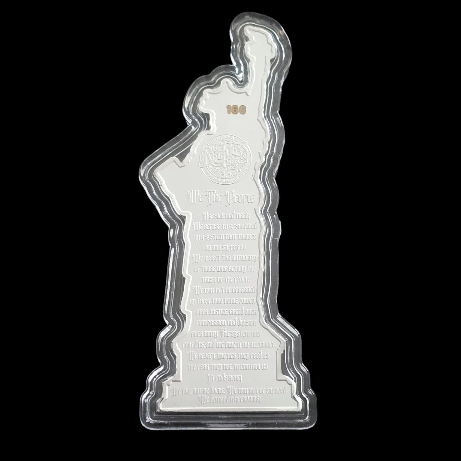 Statue of Defiance 4 bar set – Reckless Metals